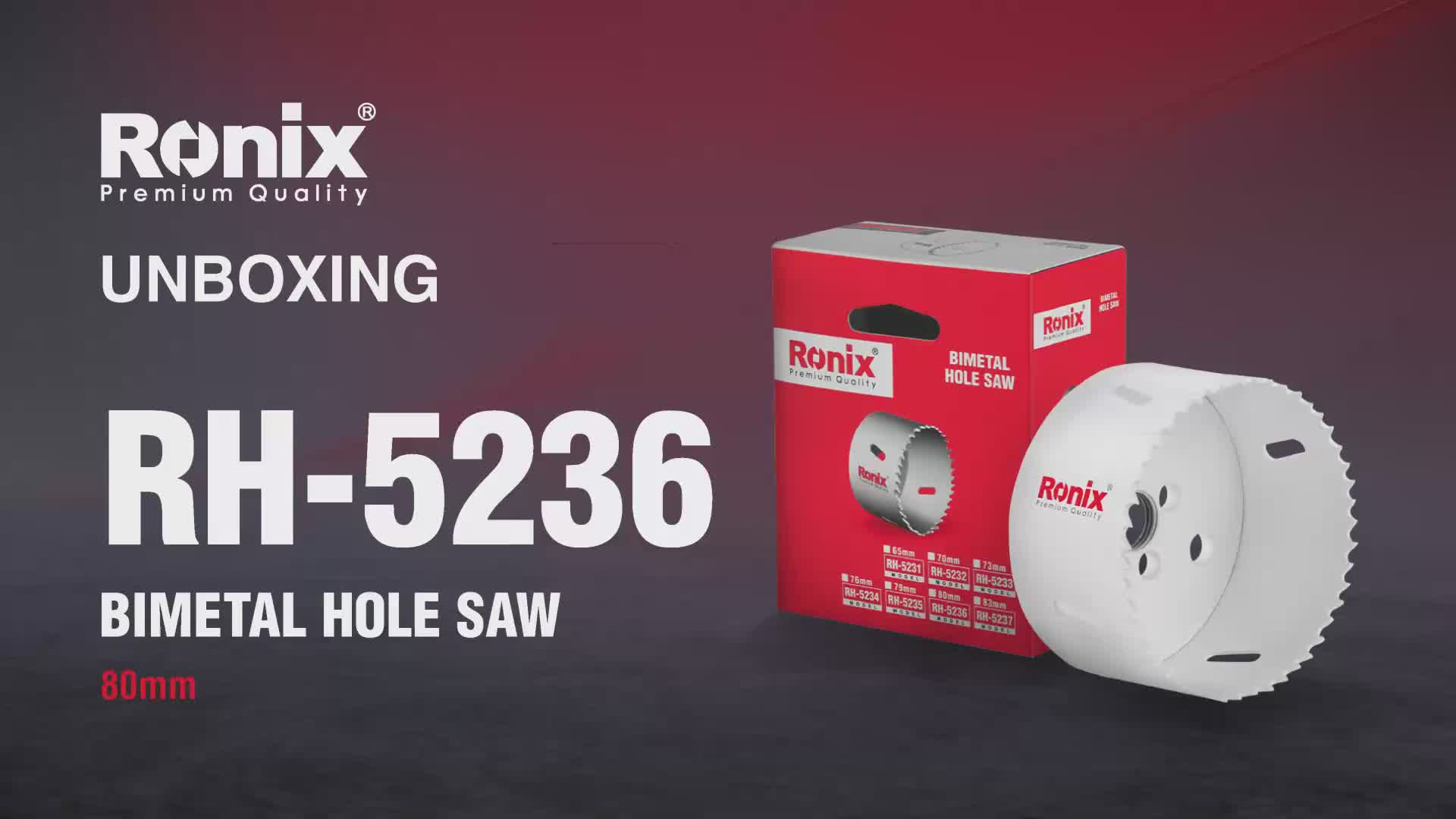 گردبر بایمتال 80 - RH-5236 | Ronix Iran
