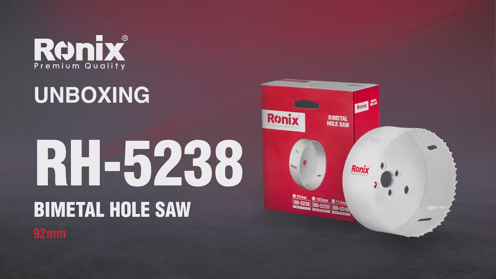 گردبر بایمتال 80 - RH-5236 | Ronix Iran